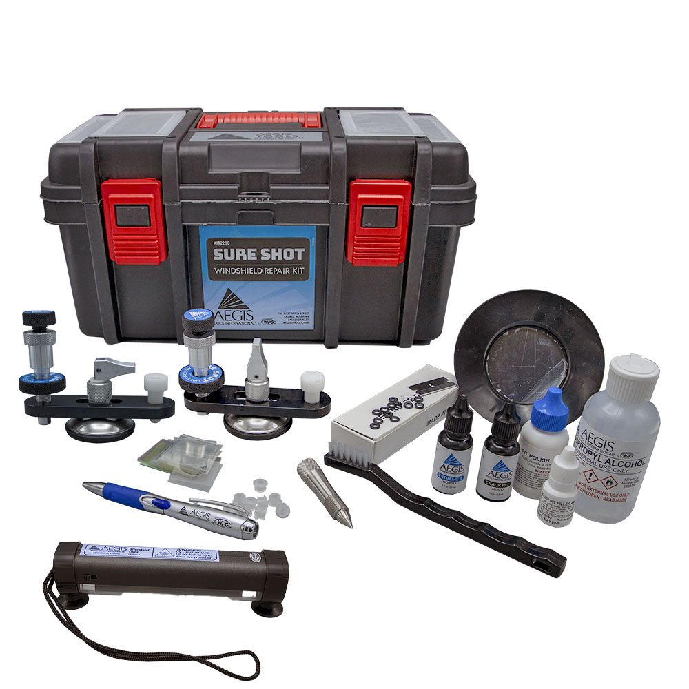 AEGIS "Sure Shot™" Deluxe Windshield Repair System