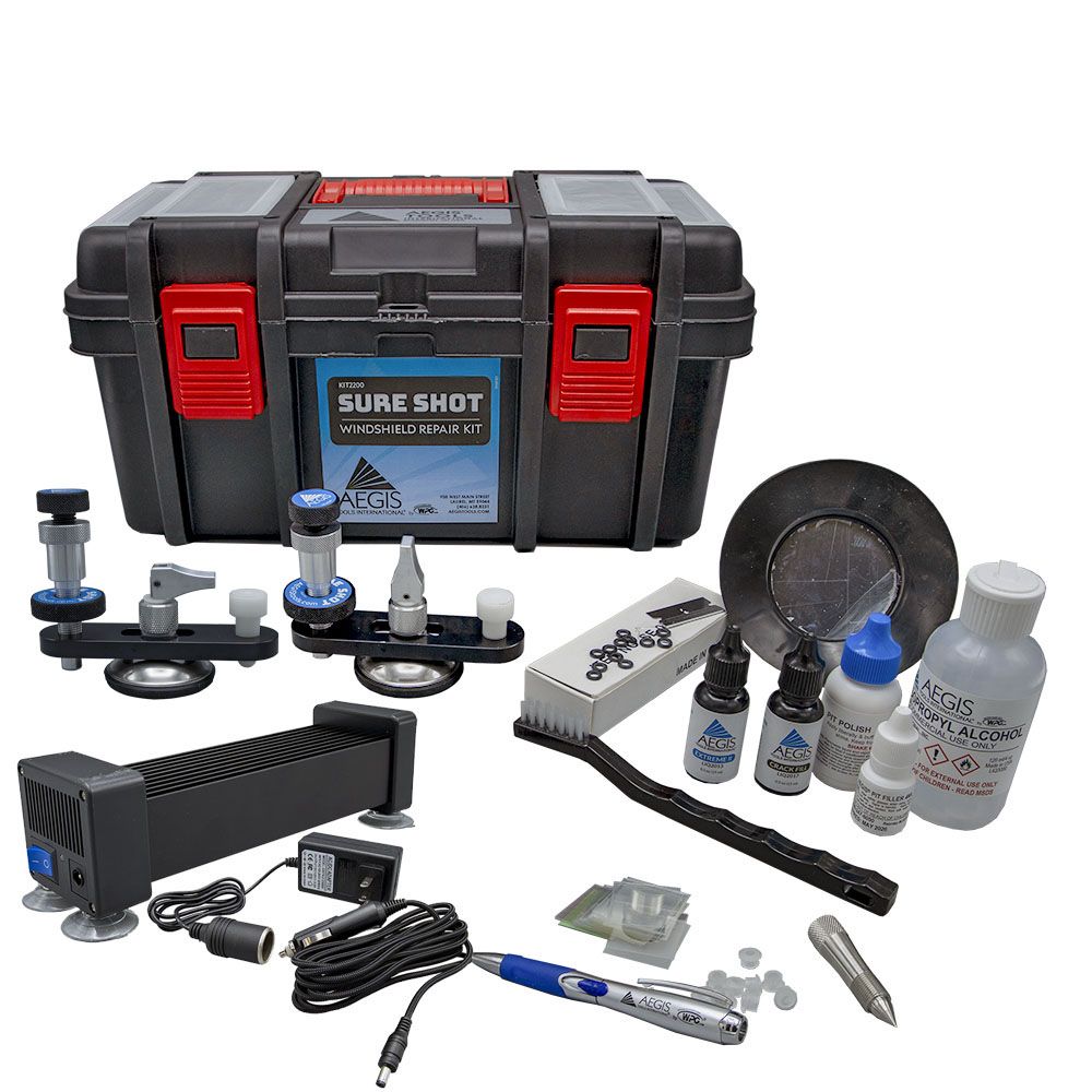 AEGIS "Sure Shot™" Deluxe Windshield Repair System